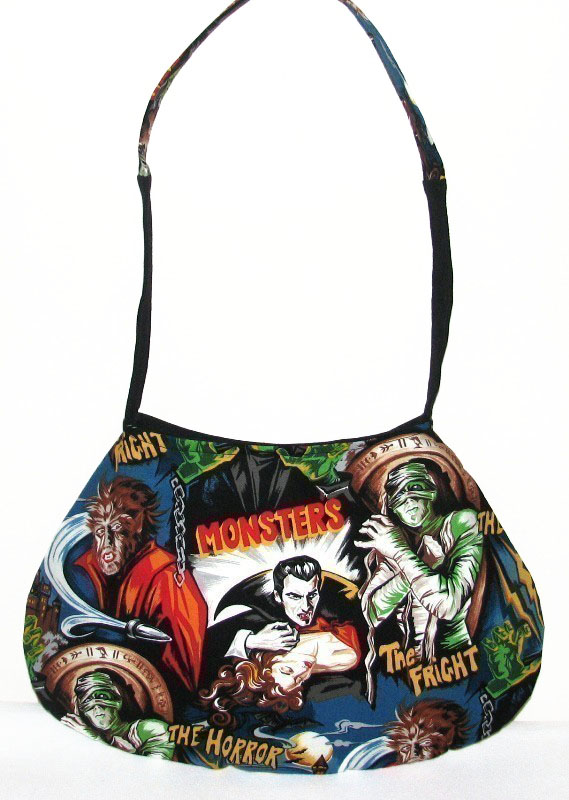 Horror Monster Movie Goth Punk Rockabilly Purse Handbag on Luulla
