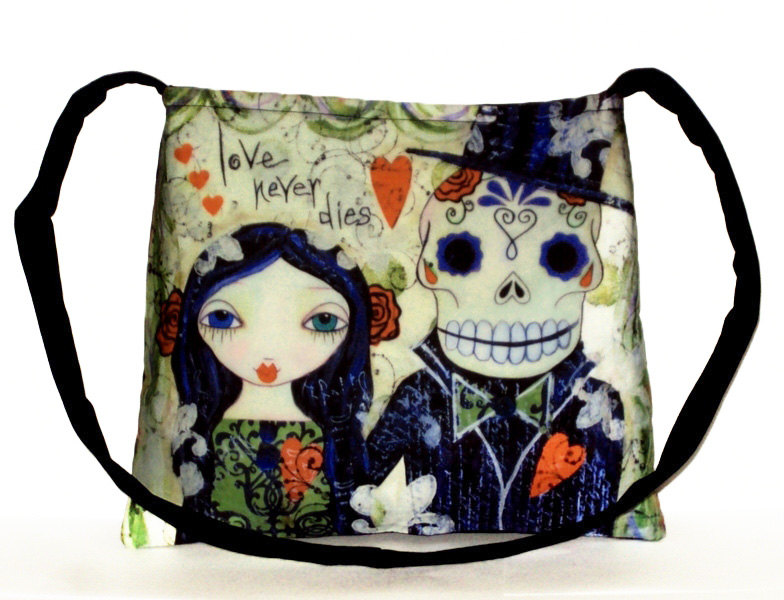 Love Never Dies Skeleton Goth Cute Art, Lisa Ferrante Artwork, Cross ...